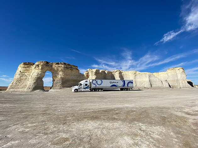 Plus.ai semi completes autonomous US cross country trip in record time ...