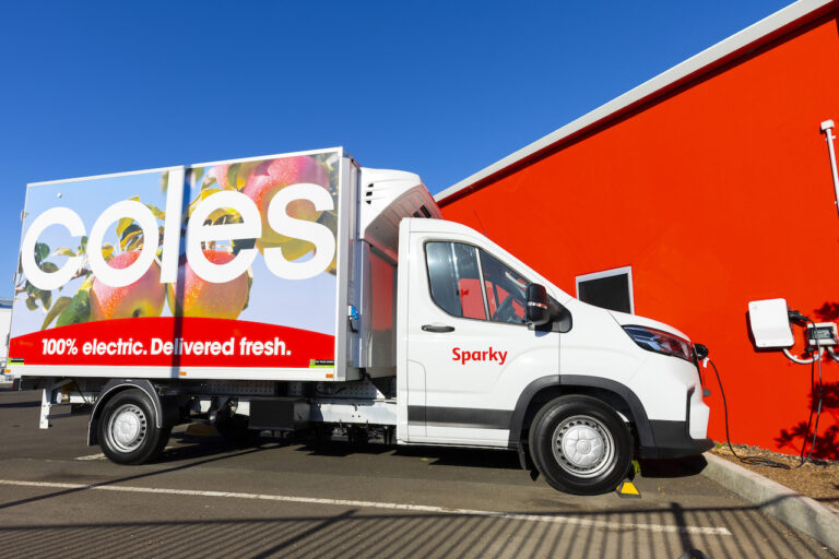Coles introduces first fully electric delivery van - Prime Mover Magazine