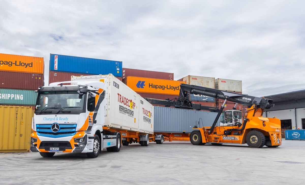 Arrow Transport uses battery electric truck on A-double trial - Prime ...