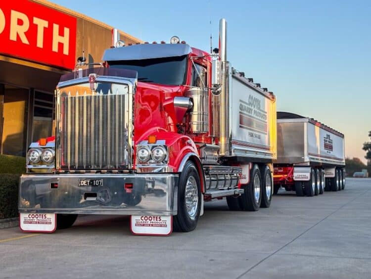 PR Cootes adds new Kenworth to quarry operations - Prime Mover Magazine