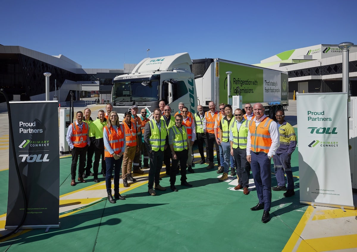 Toll Group unveils first Woolworths bound electric prime movers - Prime ...
