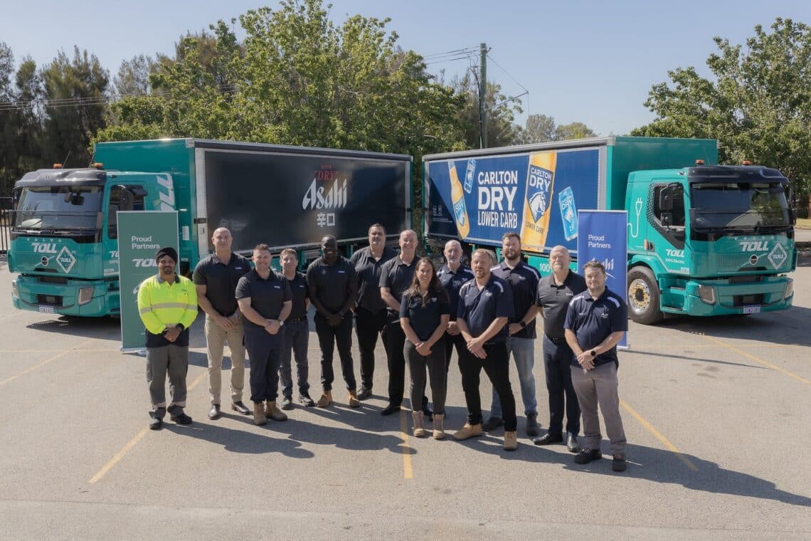 Toll and Asahi launch new Perth electric HVs - Prime Mover Magazine